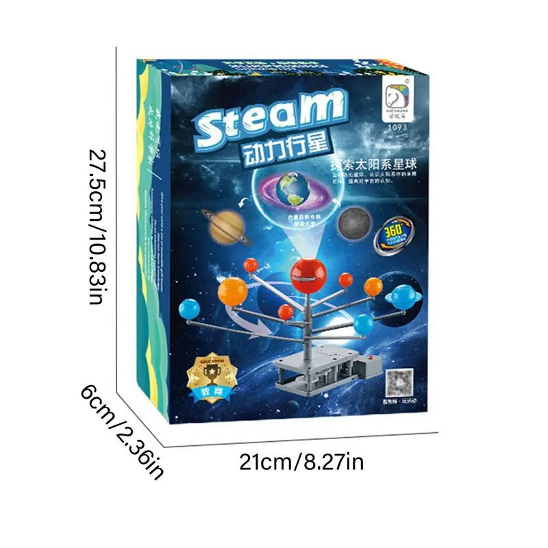 Rotating Solar System Model: Electric Planetary Projector Kit With 8 ...