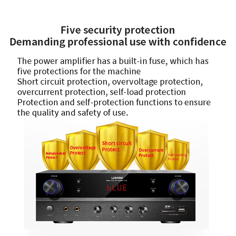 DHgate.com:300W Hi-Fi Amplifier with Bluetooth: Powerful Sound for Home ...