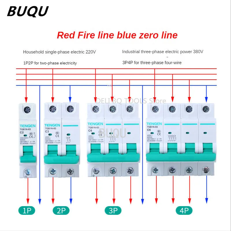 DC 220V-380V Miniature Circuit Breaker MCB Fuse for Solar PV System ...