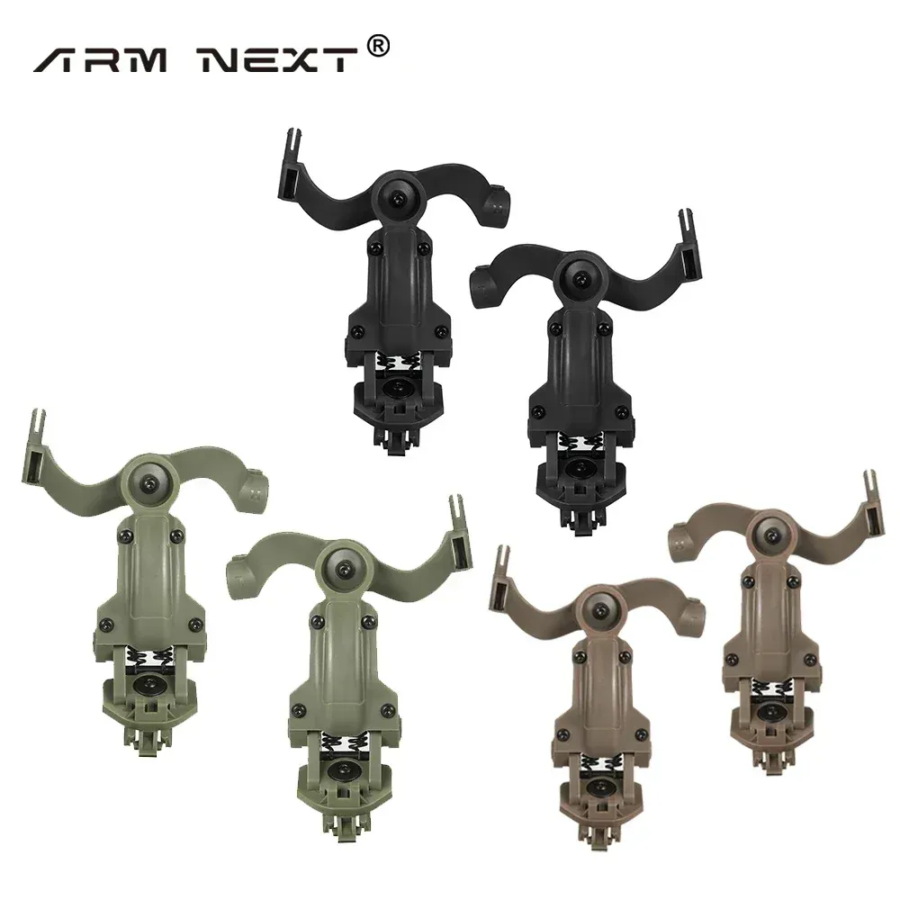 Airsoft Helmets M LOK ARC Rail Adapter Kit For Tactical Headset ...