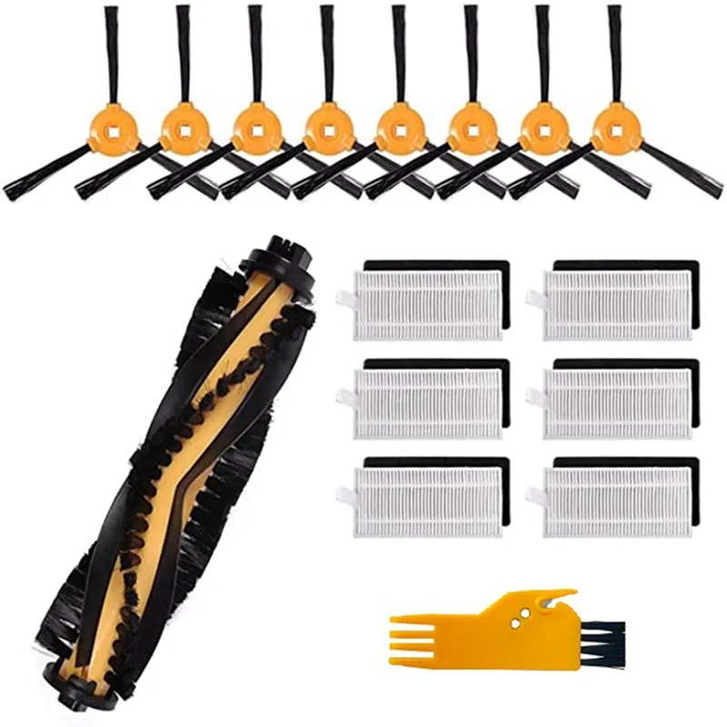 ECOVACS DEEBOT Replacement Parts Kit: Vacuum Filters, Side Brushes ...