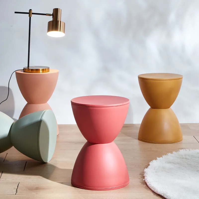 DHgate.com:Modern Nordic Plastic Round Stool: Versatile Style for ...
