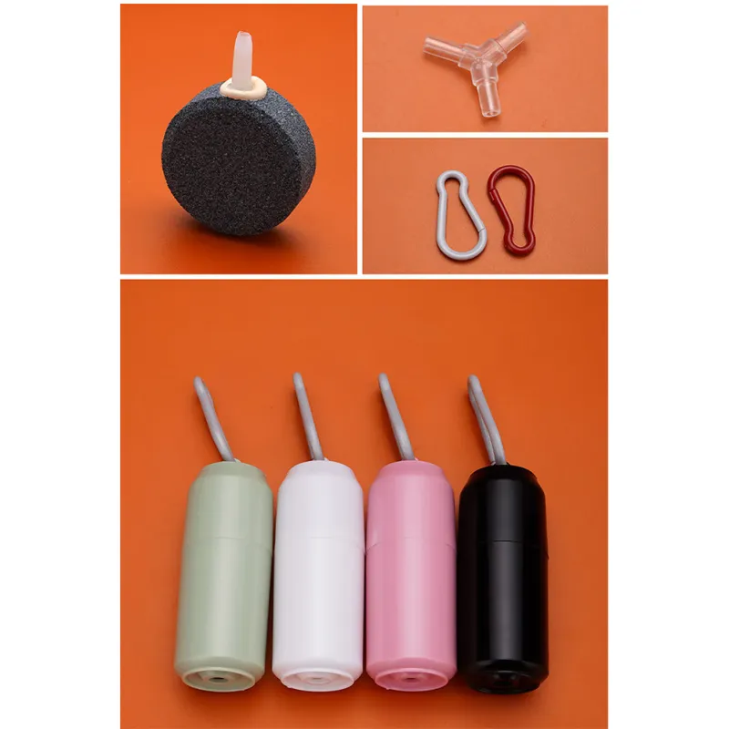 Portable USB Aquarium Air Pump: Silent Fish Tank Oxygen Aerator with ...