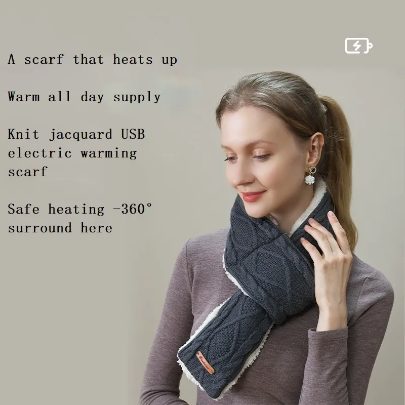 DHgate.com:Heated Neck Warmer Scarf: 3-Level Adjustable Temperature ...