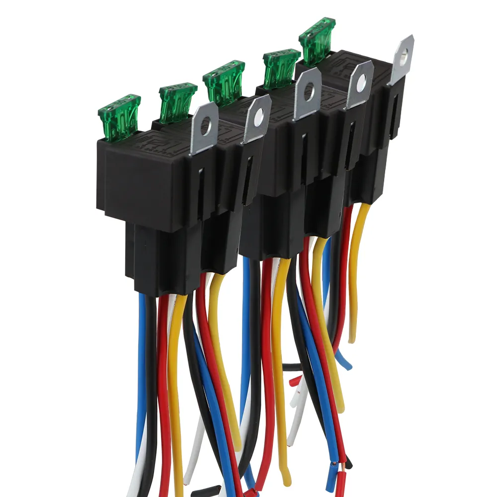 5-Piece SPST Blade Fuse types of protection relay with Switch Adapter ...