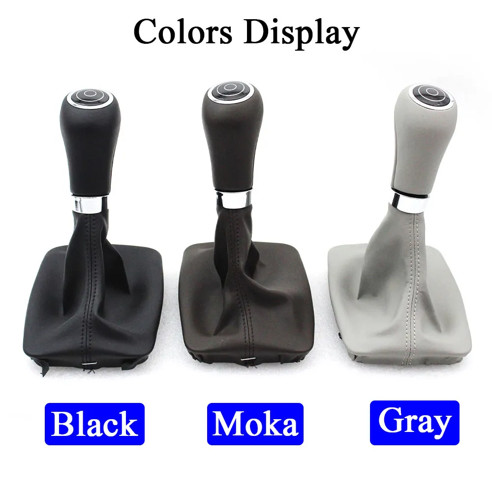 Genuine Leather Gear Shift Knob Boot Lever Replacement Kit w/ Frame ...