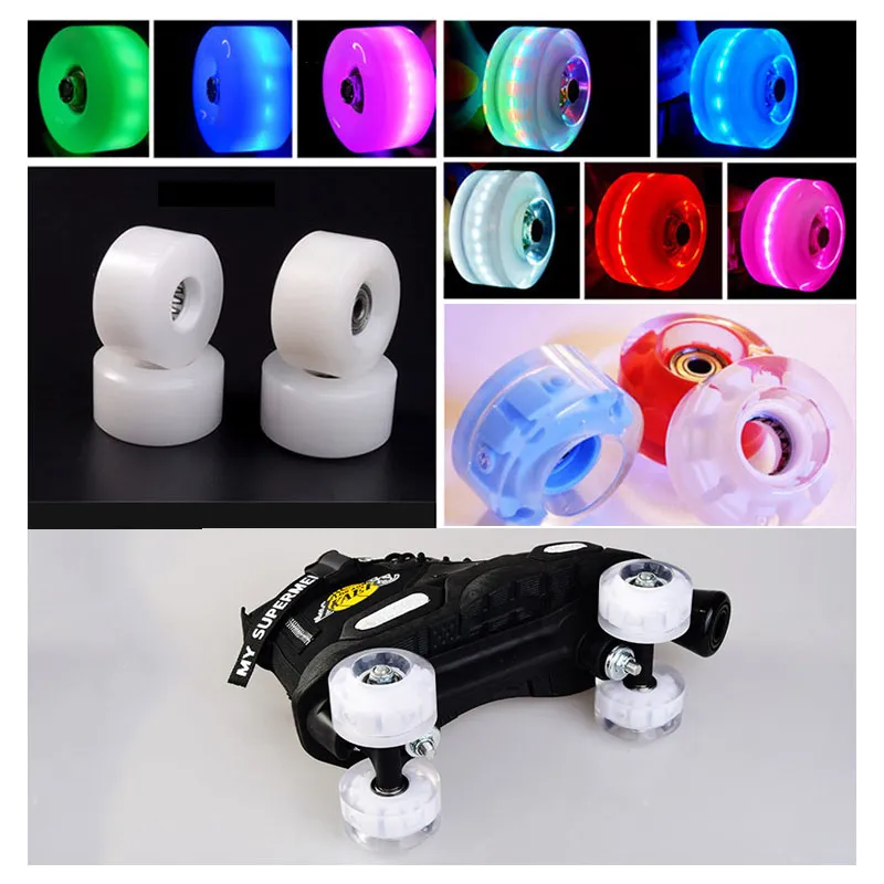 Quad Roller Skates for Adults & Kids - Canvas Double Line Skates ...