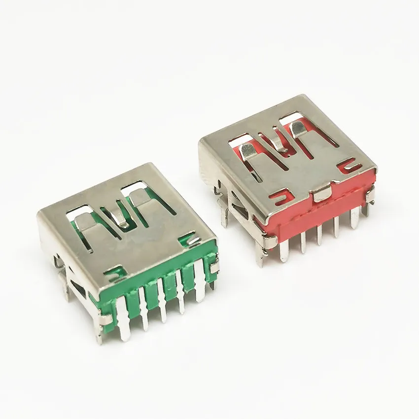 5A High Current 1-USB 2.0 Female Socket 90° Plug DIY Charging Port ...