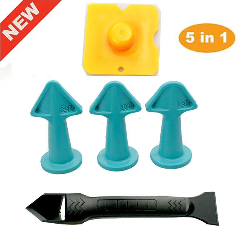DHgate.com:5PCS Caulking Nozzle Applicator Tool Kit - Plastic Spatula ...