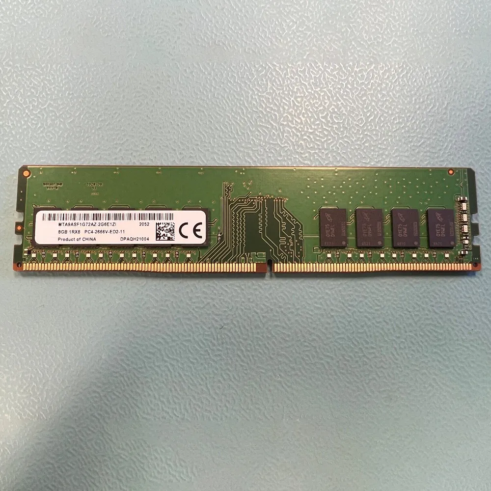 DHgate.com:8GB DDR4 ECC Server RAM MTA9ASF1G72AZ-2G6E1ZI 2666V-ED2 for ...