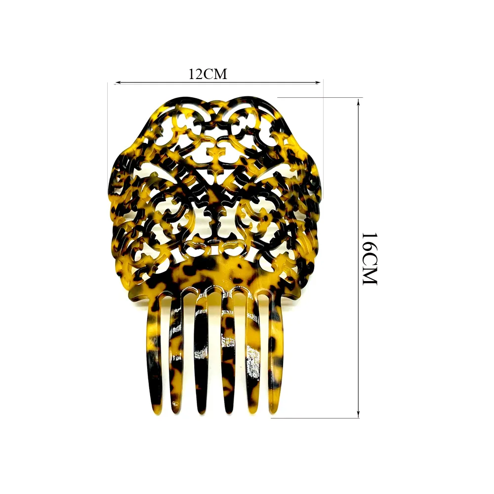 DHgate.com:Colorful Acetate Tortoise Shell Hair Combs: Vintage High ...