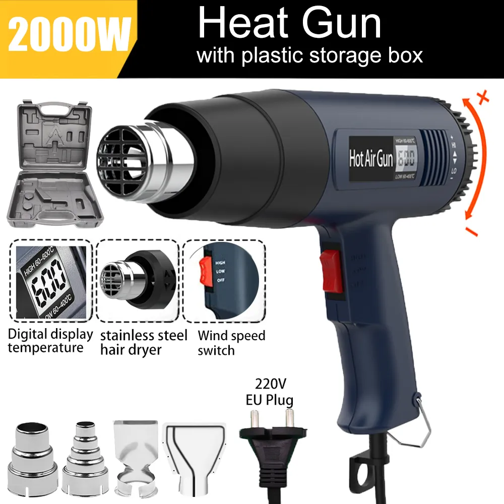 DHgate.com:Advanced 2000W LCD Display Heat Gun with Plastic Box ...