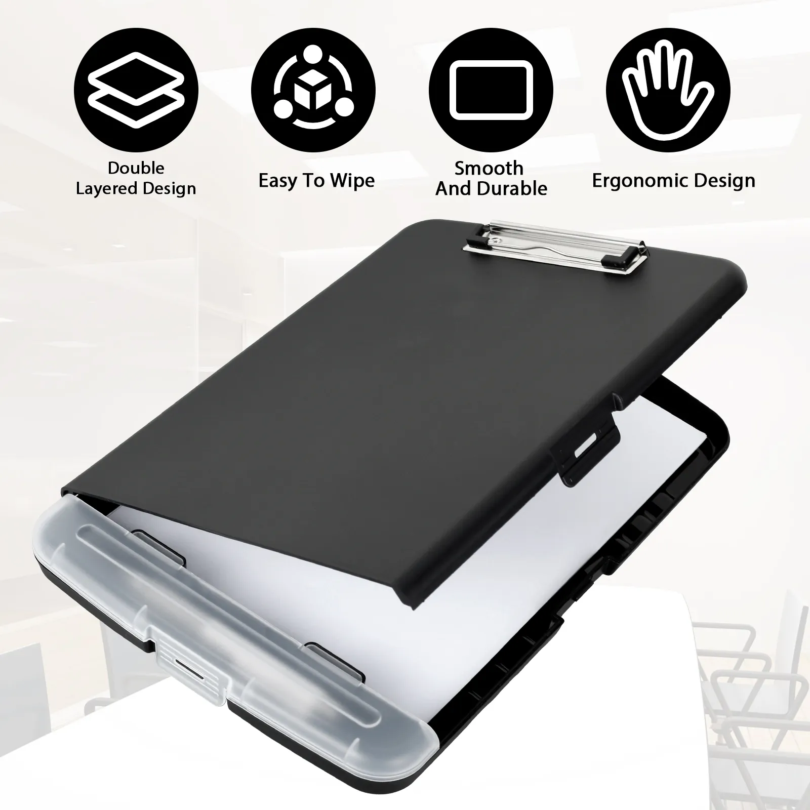 DHgate.com:Large Capacity Clipboard with Storage, Heavy Duty A4 Binder ...