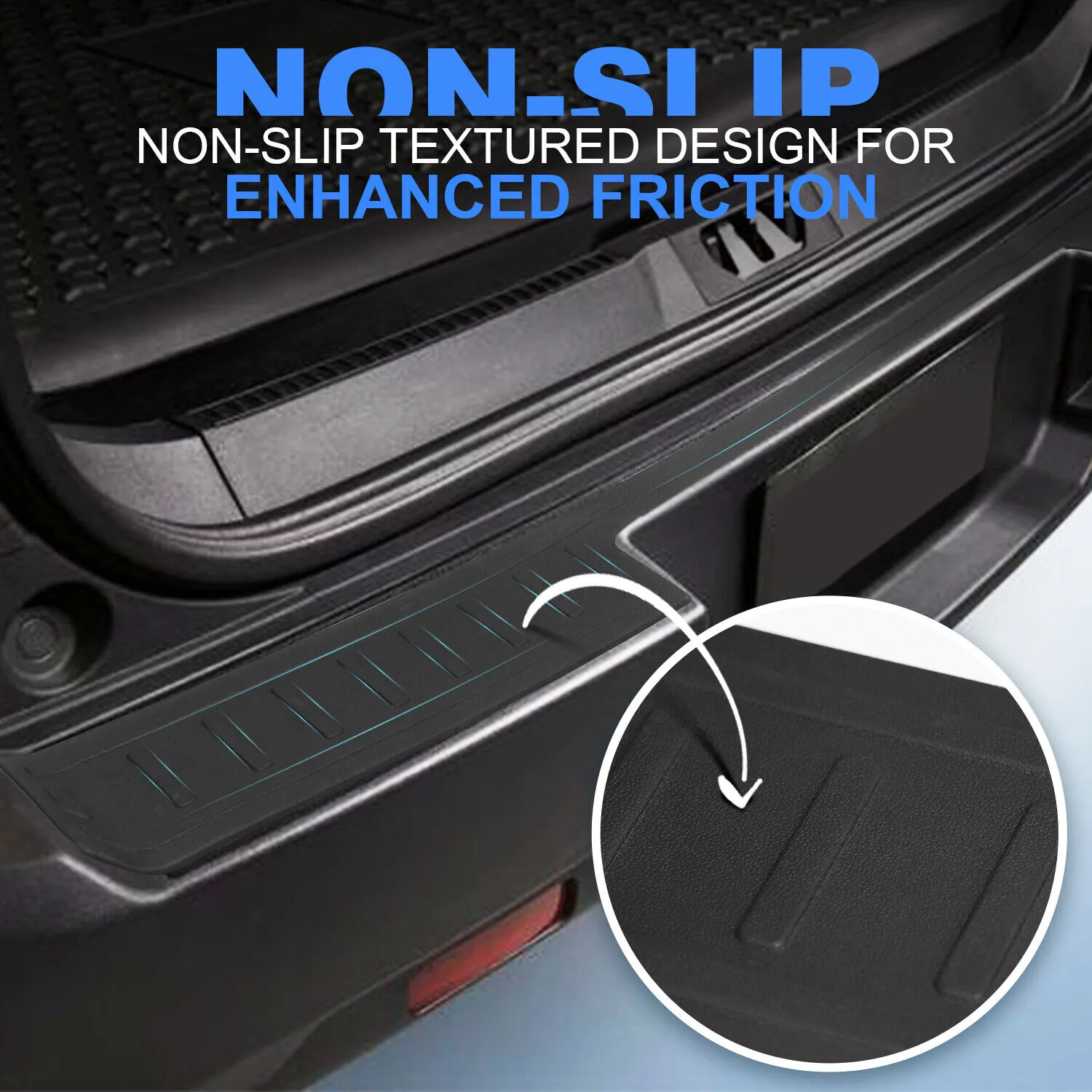 Ford Bronco Sport TPE Rear Bumper Guard - Car Trunk Door Guard Strips ...