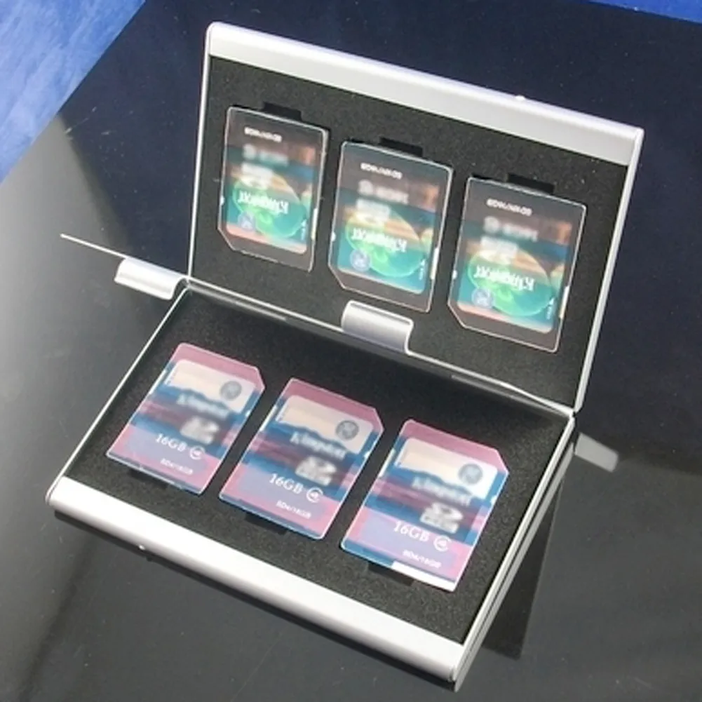 EVA Anti-static SD Card Storage Box Organizer Protector for SD/SDHC/MMC ...