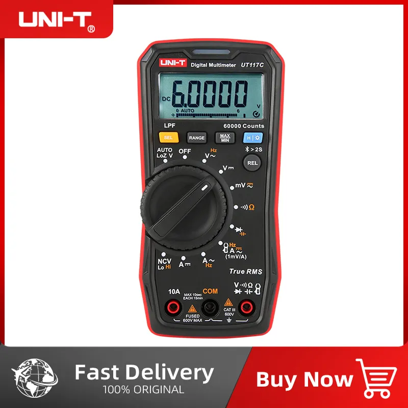 Automatic Multimeter 60000 Counts, True RMS Digital Electrical Tester ...