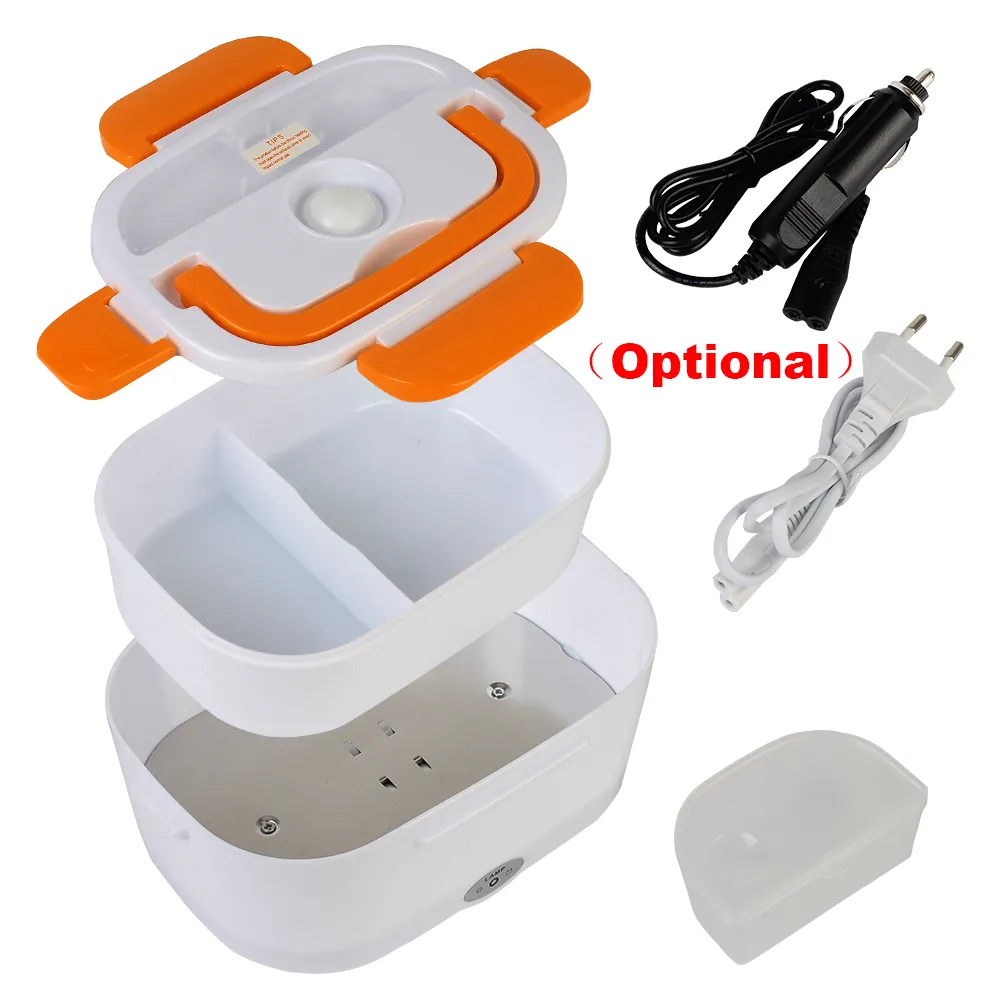 Electric Bento Box - 12V/220V Portable Heated Lunch Container with EU ...