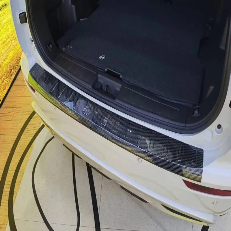 Mitsubishi Outlander ABS Carbon Fiber Scuff Plates Door Sill, Rear ...