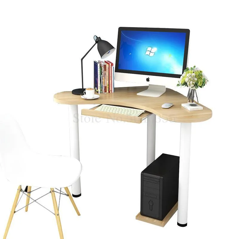 Modern Corner Computer Desk Small Space Triangle Shape Home Office ...