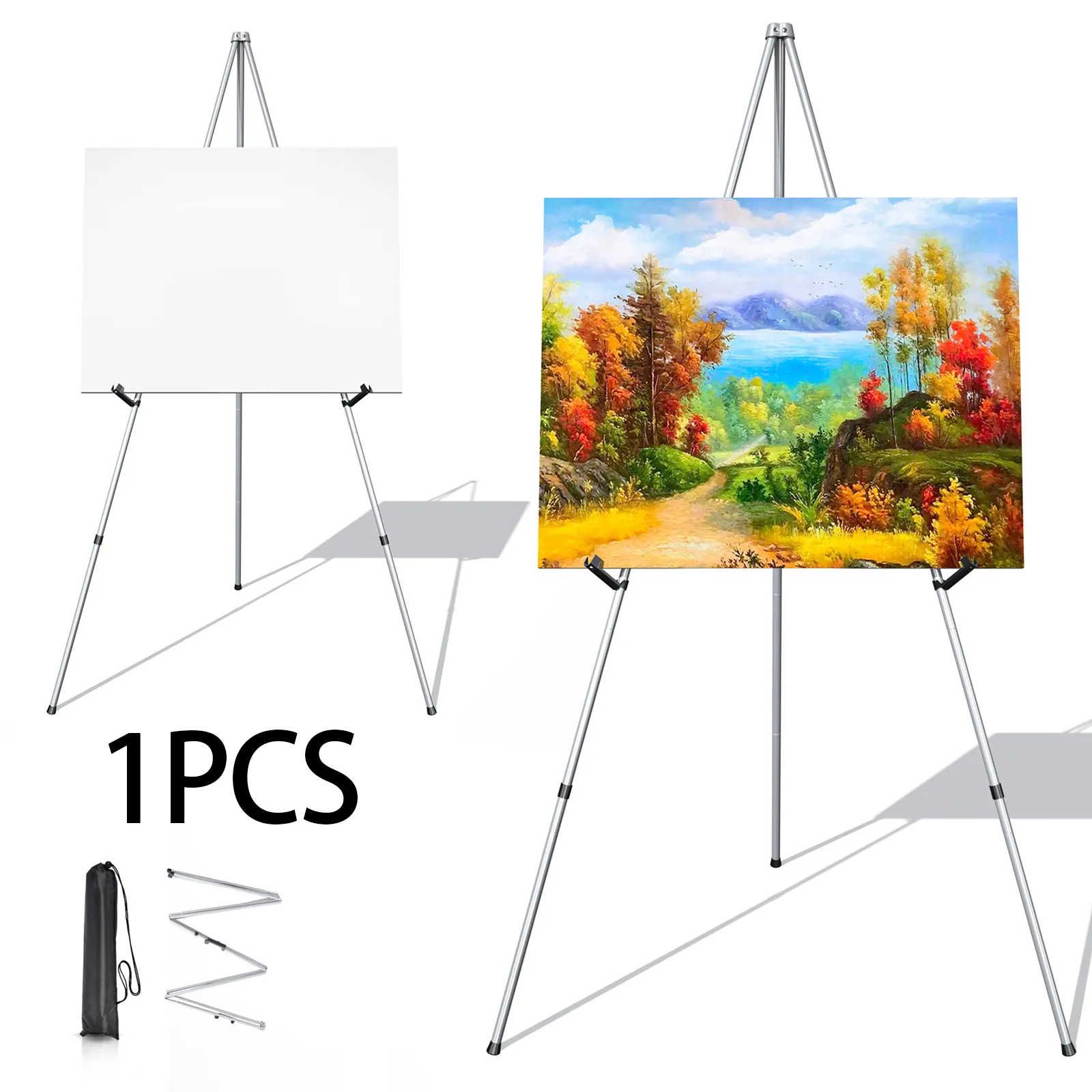 Easel Stand Tripod Display for Art Boards and Wedding Signs with ...