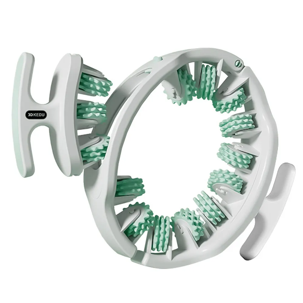Round Massager Roller for Waist, Abdominal Muscles, Legs: Portable ...