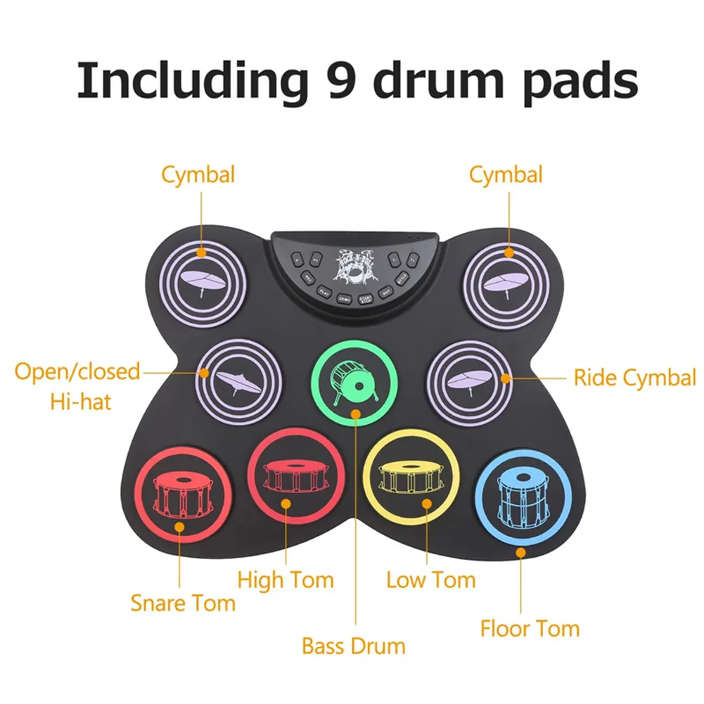 DHgate.com:Touch-Sensitive Electronic Drum Controller, USB Tabletop ...
