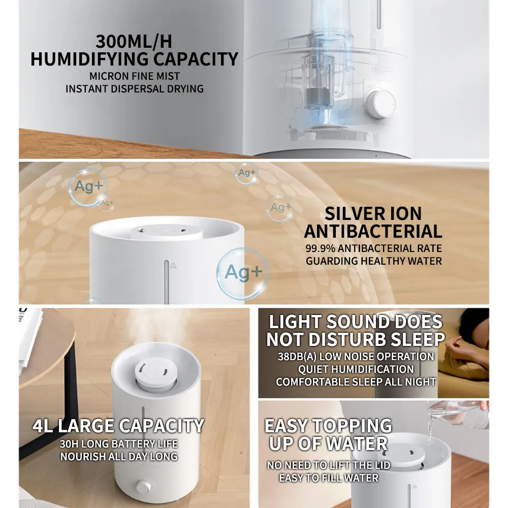 DHgate.com:XIAOMI MIJIA Smart Humidifier: 4L Ultrasonic Mist Maker with ...