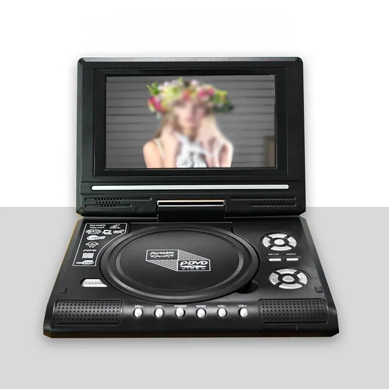 Mini DVD Player, 7.8 Inch Desktop Digital Smart TV CD EVD Disc Player ...