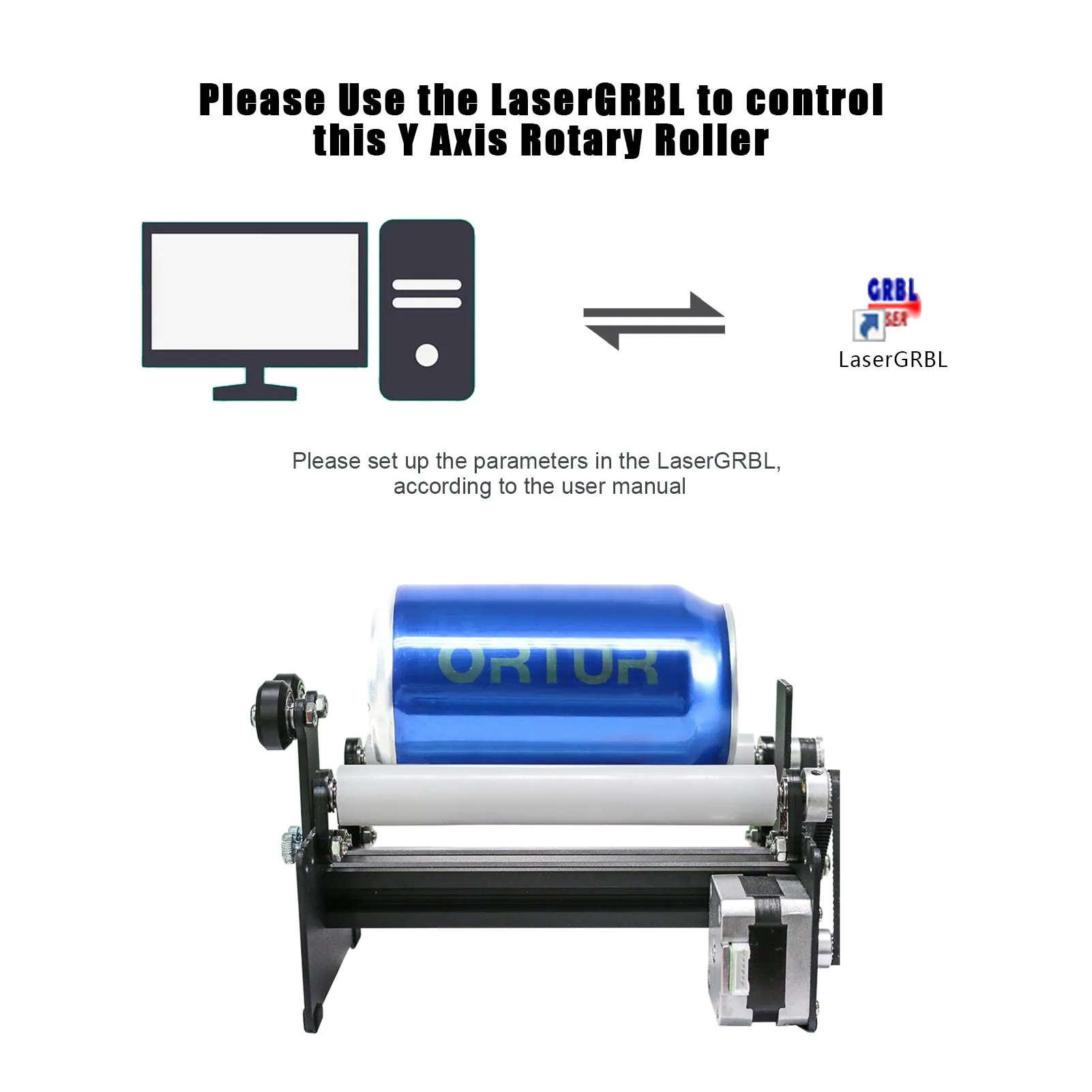 DHgate.com:Ortur Laser Roller Attachment Compatible with Laser Master 3 ...