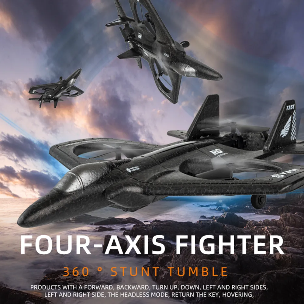 Rc Plane X66 Aircraft Glider With Light 2.4G Radio Control Gravity ...