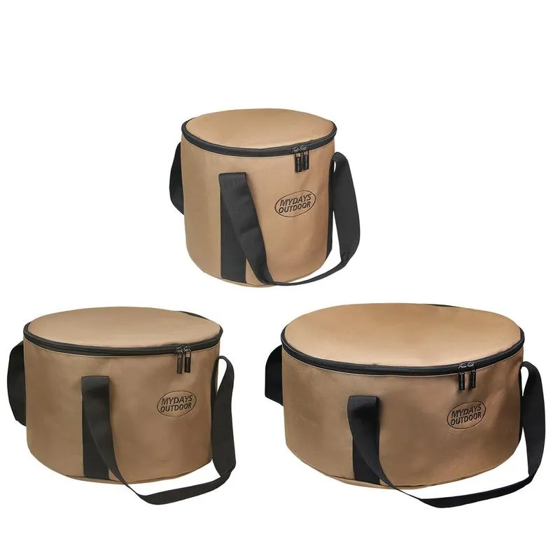 Camping Kitchen Utensils Organizer: Portable Canvas Pouch For Dutch ...