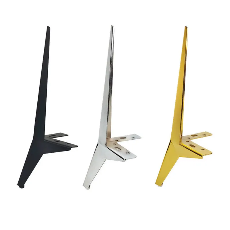 Table Leg Brackets: Gold Metal Furniture Legs Heavy Duty Support Legs ...