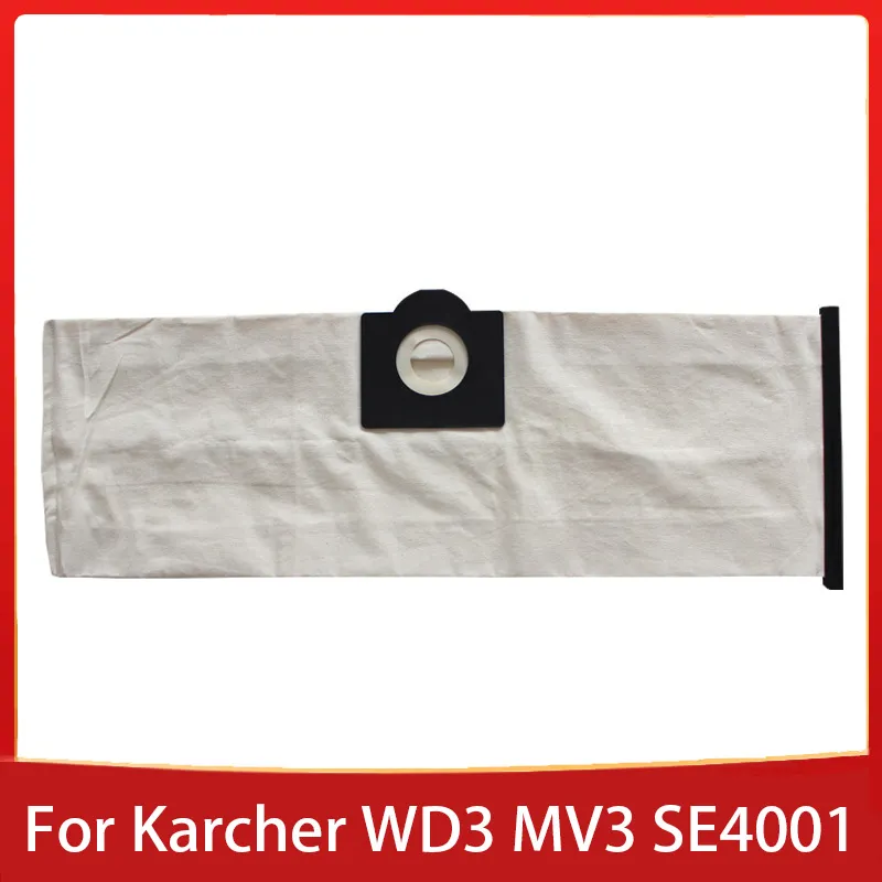 Washable Dust Bag for Karcher WD3, MV 3, MV1, WD3.300, WD3.200, SE4001 ...