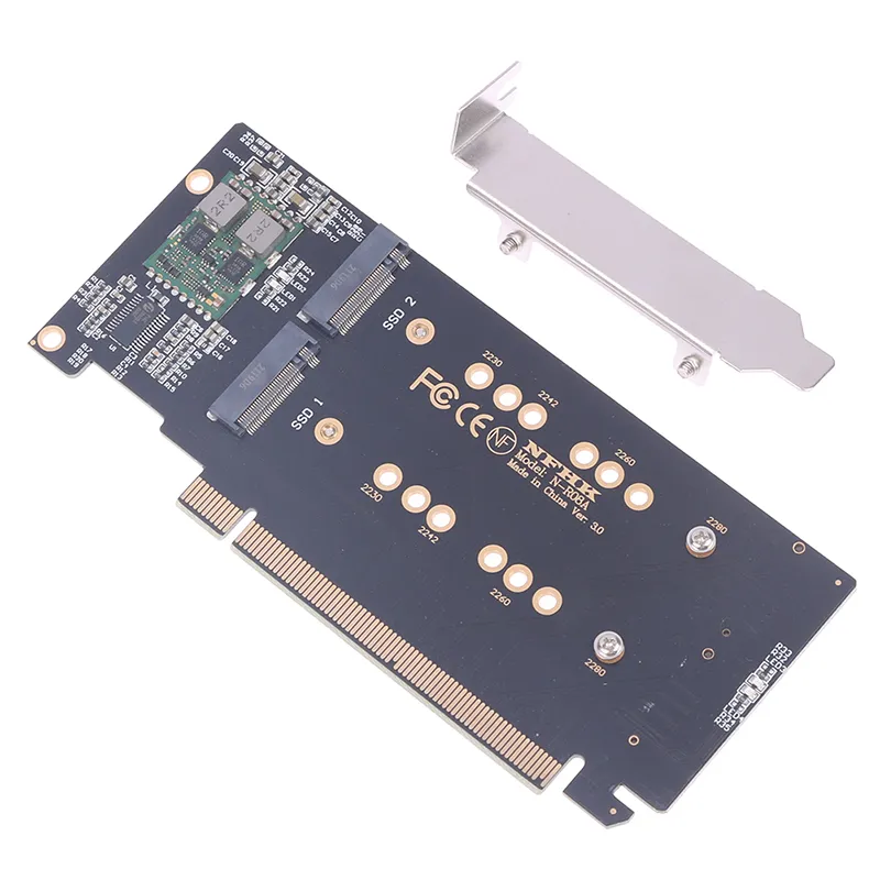 DHgate.com:PCIe3.0 RAID Hyper M.2X16 NVMe SSD Expansion Card, M.2 NVMe ...