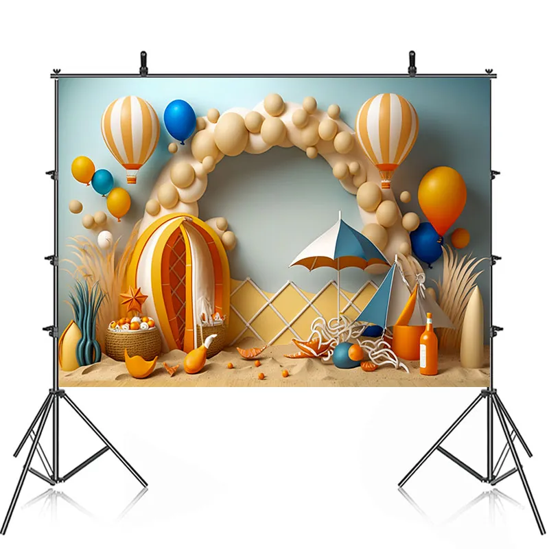 Birthday Cakes Balloons Party Photo Backdrops Festive Photography ...