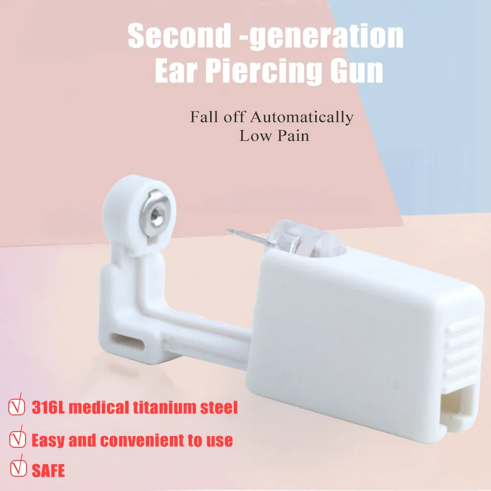 Disposable Piercing Gun Sterile Ear Piercing Unit Cartilage Tragus ...