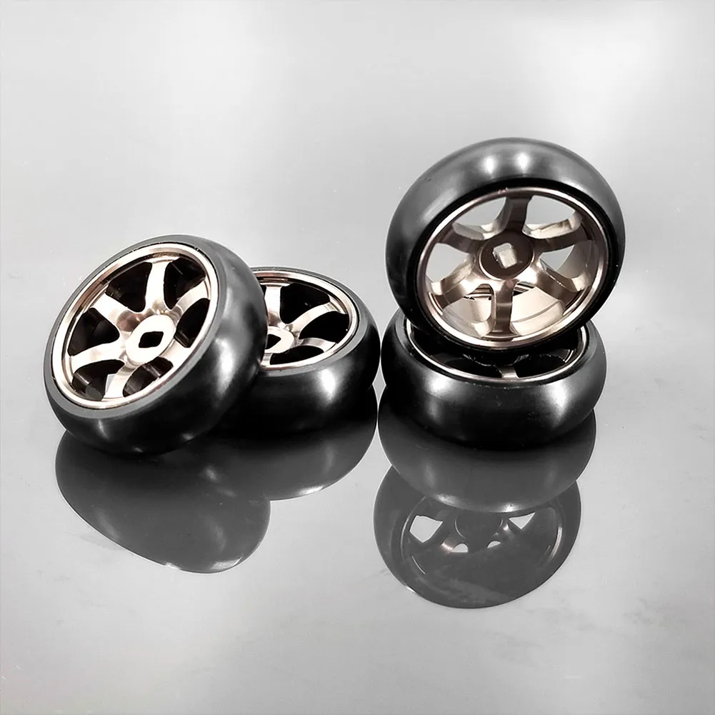 4 Pack 25mm Wltoys Rubber Tires, Replacement RC Car Wheel Accessories ...