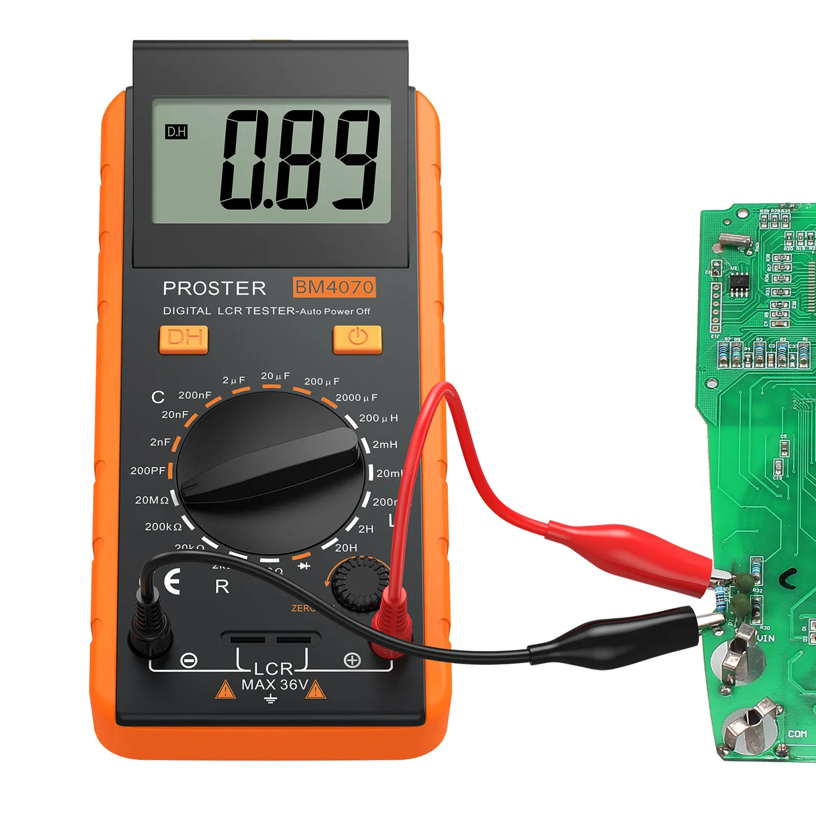 PROSTER Digital LCR Meter Multimeter Tester for Capacitance Resistance ...