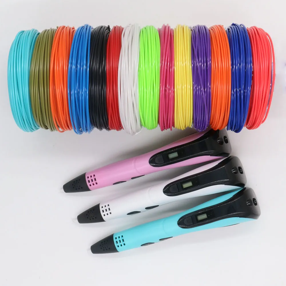 3d Pen Pla Filament For Kids With 200M PLA Filament Carry Bag Creative Drawing Pen Perfect ...