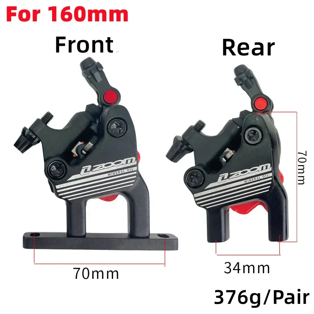 ZOOM Gravel Road Bike Line Pulling Hydraulic Disc Brake Calipers 140mm ...