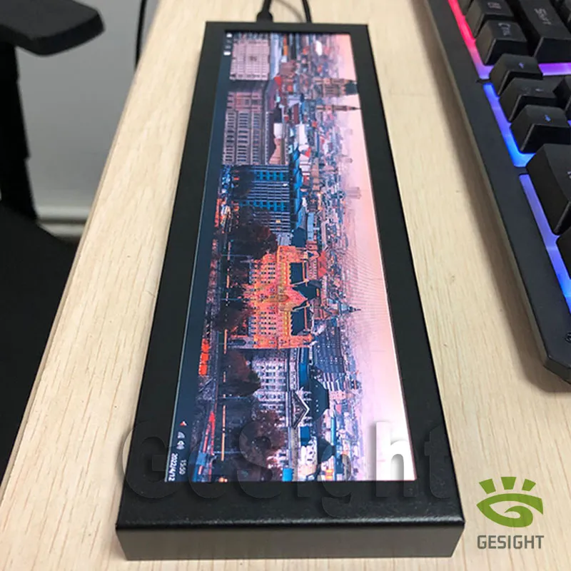 8 Inch Portable 1920X480 Stretched LCD Screen IPS Display for Raspberry ...