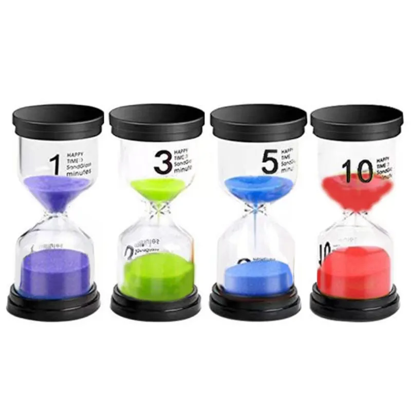 6-Pack Sand Timer Set: Colorful Hourglass Timers for Classroom, Home ...