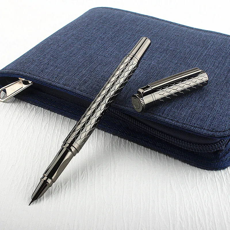 Premium Fine Nib Fountain Pen - Gray, Remarkable Pen Tips for Smooth ...