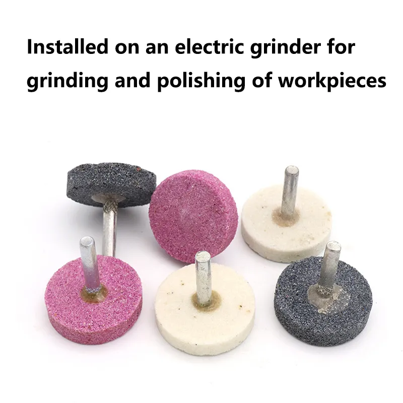 6mm Abrasive Mounted Stone Rotary Tool Shank Polishing Head Wheel ...