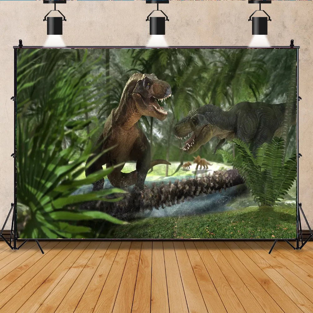 Jurassic World Backdrop Washable Polyester Dinosaur... From Ddmyhome ...