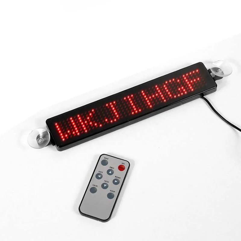DHgate.com:2024 Model LED Car Sign, Programmable Moving Text Scrolling ...