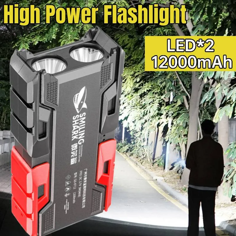 High-Powered Multifunctional Flashlight: Waterproof, USB Rechargeable ...