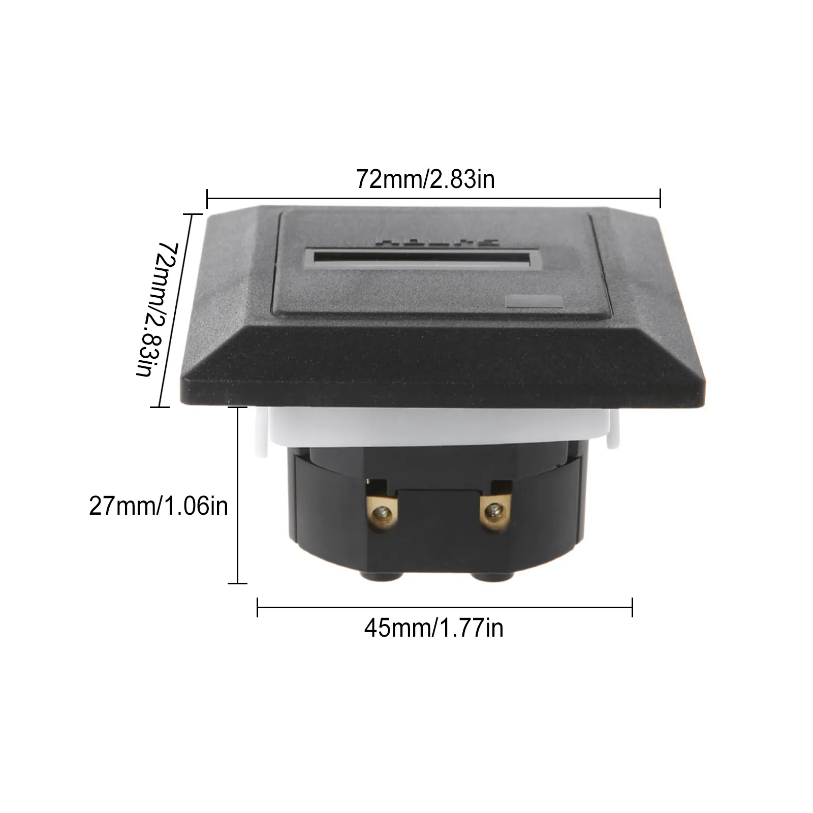 Industrial Hour Meters AC 220 240V 50Hz Timer Counter 0 99999.99 Hour ...