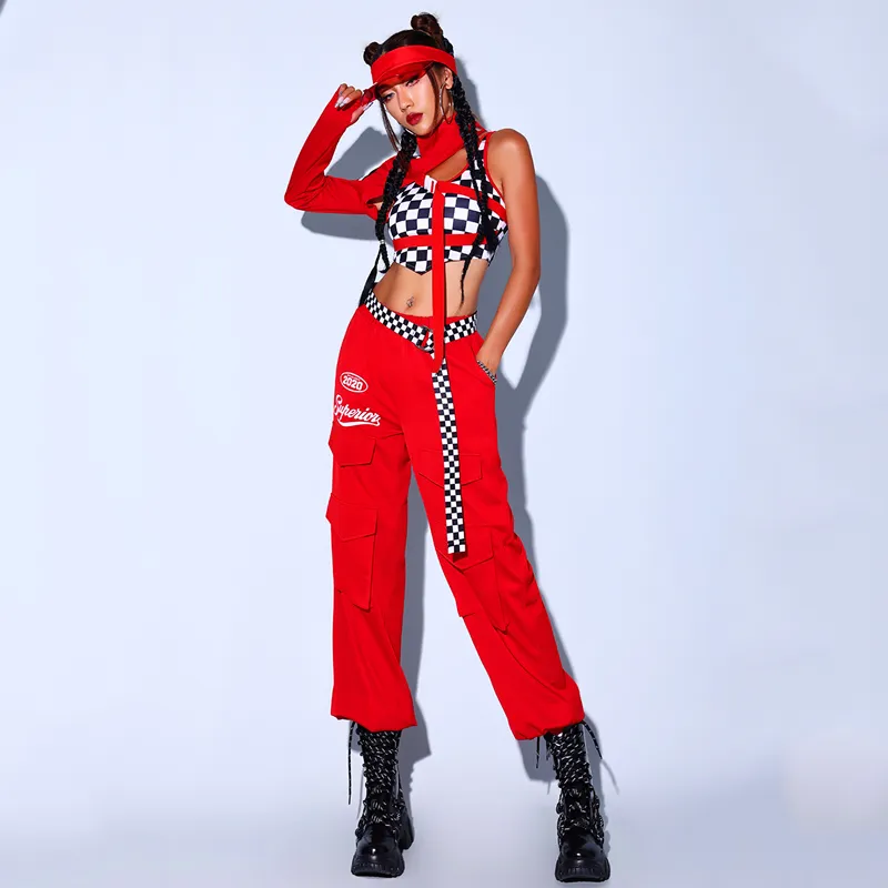 DHgate.com:Red Hot Jazz Dance Costume: Sexy Gogo Clubwear for Womens ...