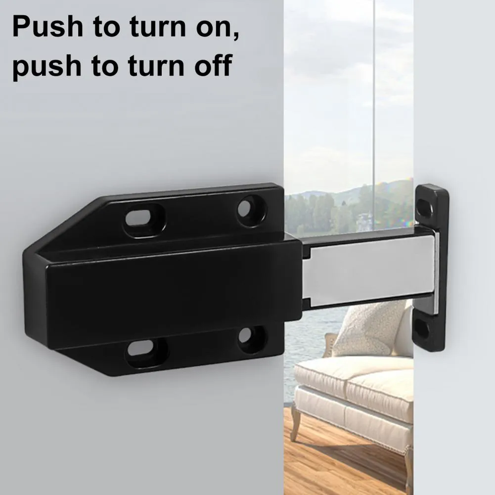 Single Headed ABS Push To Open Drawer Latch Touch Magnetic Release ...